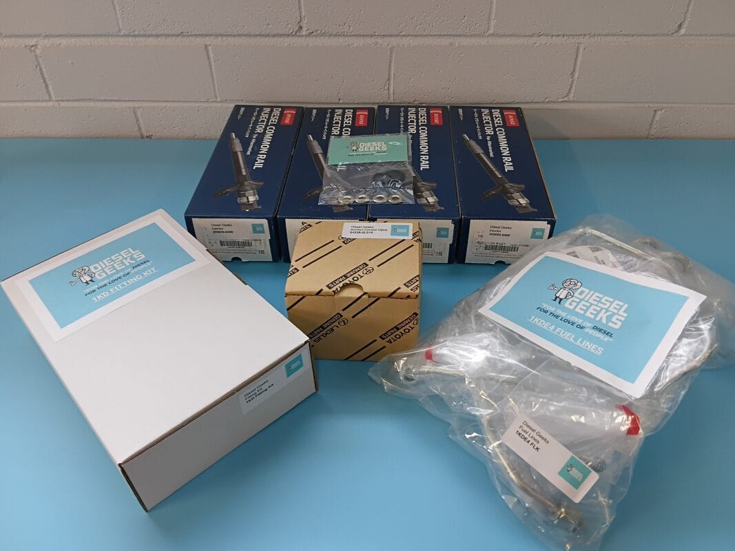 18 Code 1KD Injector Bundle - Diesel Geeks