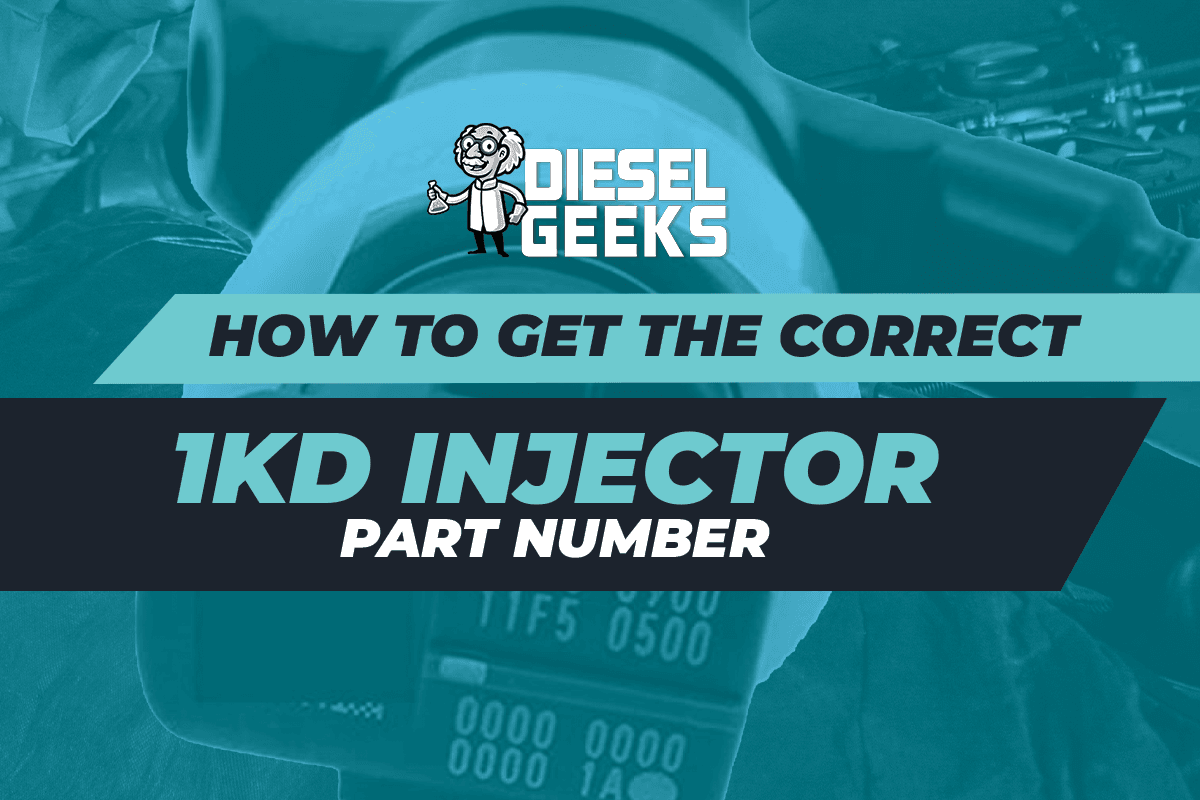 How To Get The Correct 1KD Injector Part Number? - Diesel Geeks